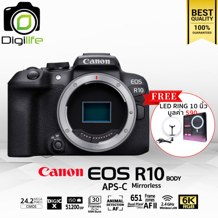 Canon Camera EOS R10 Body - แถมฟรี LED Ring 10นิ้ว - รับประกันร้าน ...