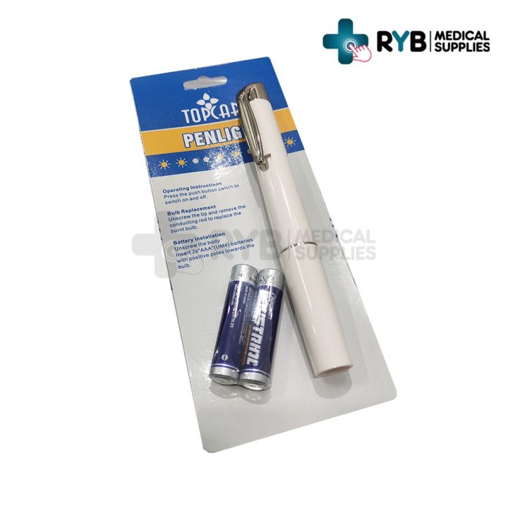 Medical Penlight w/ free Battery and Pupil Gauge + | Lazada PH
