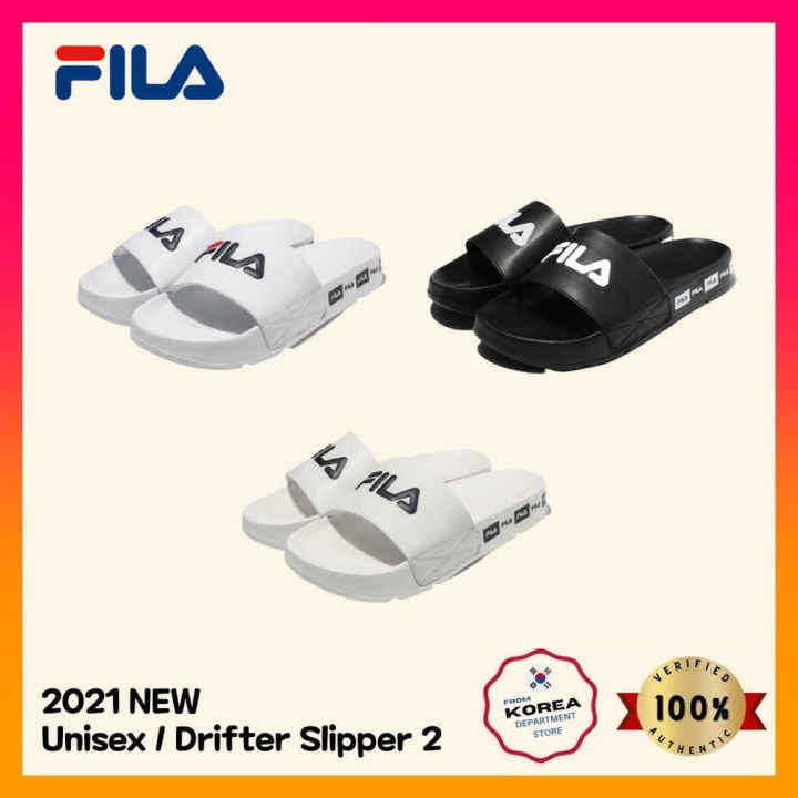 100 Authentic FILA Korea Drifter Tape Tape Season 2 Slippers Lazada Singapore