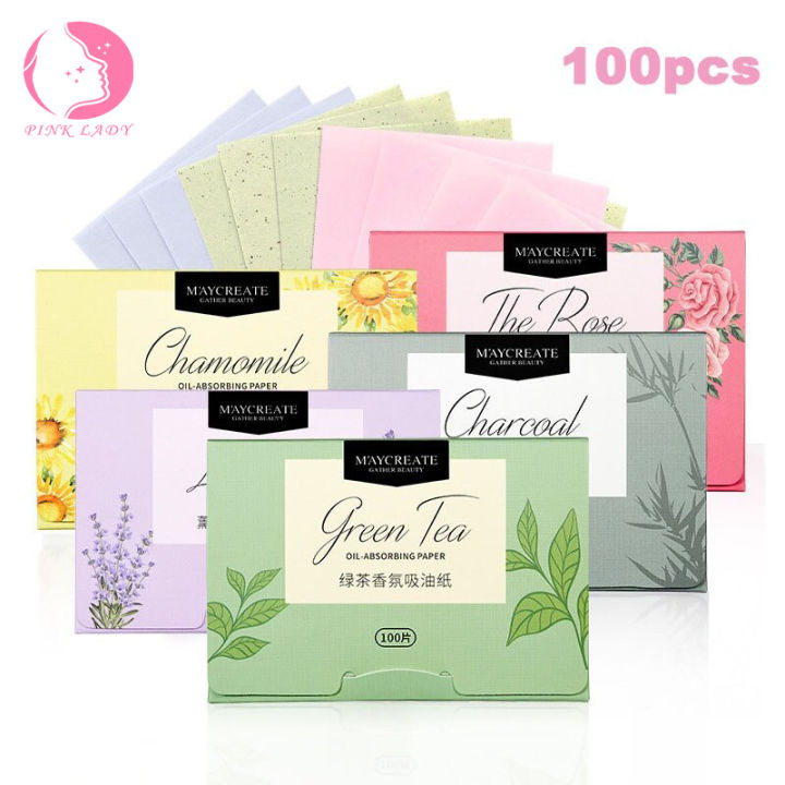 100pc/pack Oil Absorbing Paper Oil Control Face Absorbent Paper Face ...