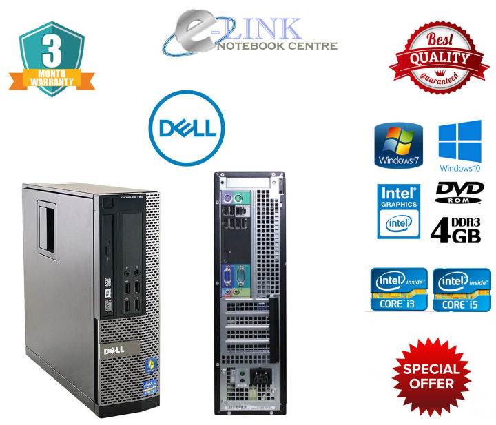 ( DELL INTEL I3 I5 2ND GENERATION REFURBISHED HDMI ) PC DELL OPTIPLEX ...