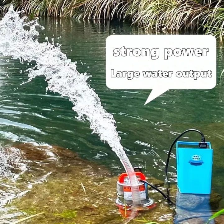 DC Solar 12V Agricultural Irrigation Submersible Pump Electric Small ...