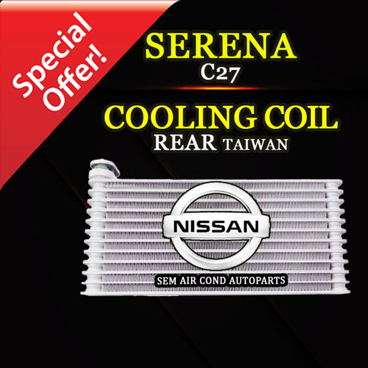 NISSAN SERENA C27 OEM TAIWAN REAR COOLING COIL/ EVAPORATOR (CAR AIRCOND SYSTEM) BELAKANG | Lazada