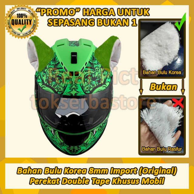 Kuping Helm Universal Kuping Kucing Keren Kuping Kucing Helem untuk ...