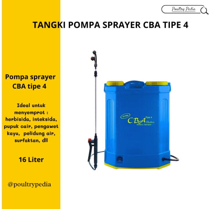 Tangki Sprayer Elektrik CBA Alat Semprot Pertanian Hama Elektrik CBA ...