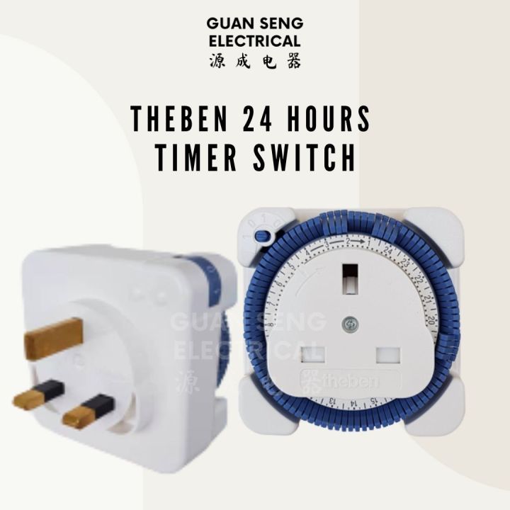 Theben 24 Hours Segment Time Switch 13A Plug | Guan Seng Electrical ...