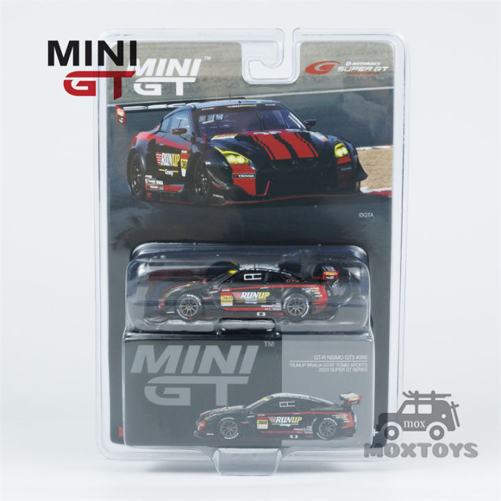 MINI GT 1:64 GT-R NISMO GT3 #360 "RUNUP RIVAUX GT-R" Diecast Model Car ...