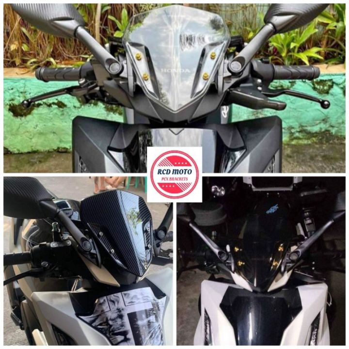 HONDA CLICK(160) WINDSHIELD BRACKET SIDEMIRROR (SET) | Lazada PH