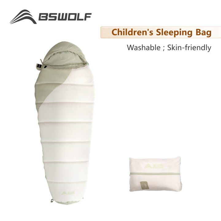 BSWolf sleeping bag for kids Children Camping Sleeping bag Birthday gifts Thick Bedspread On The ...