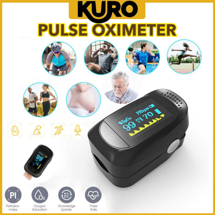 Kuro A2 Medical Fingertip Pulse Oximeter Accurate & Fast Blood Oxygen ...
