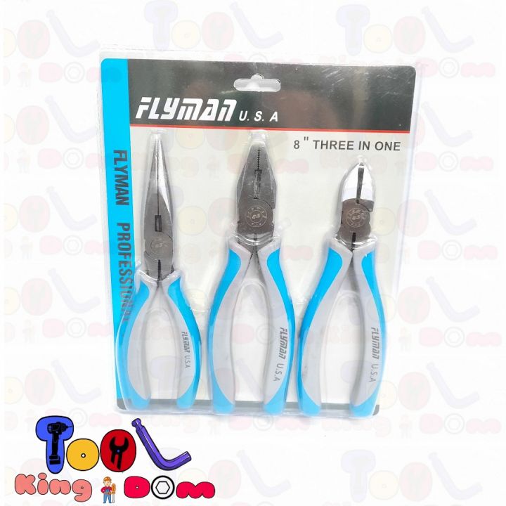Flyman USA 3 pcs Plier Set 8" | Lazada PH