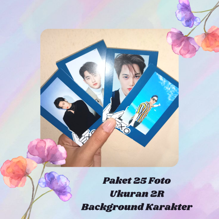 CETAK FOTO UKURAN 2R 25 FOTO BACKGROUND CUSTOM TERLARIS DAN TERMURAH PROSES 1 HARI BISA COD ...