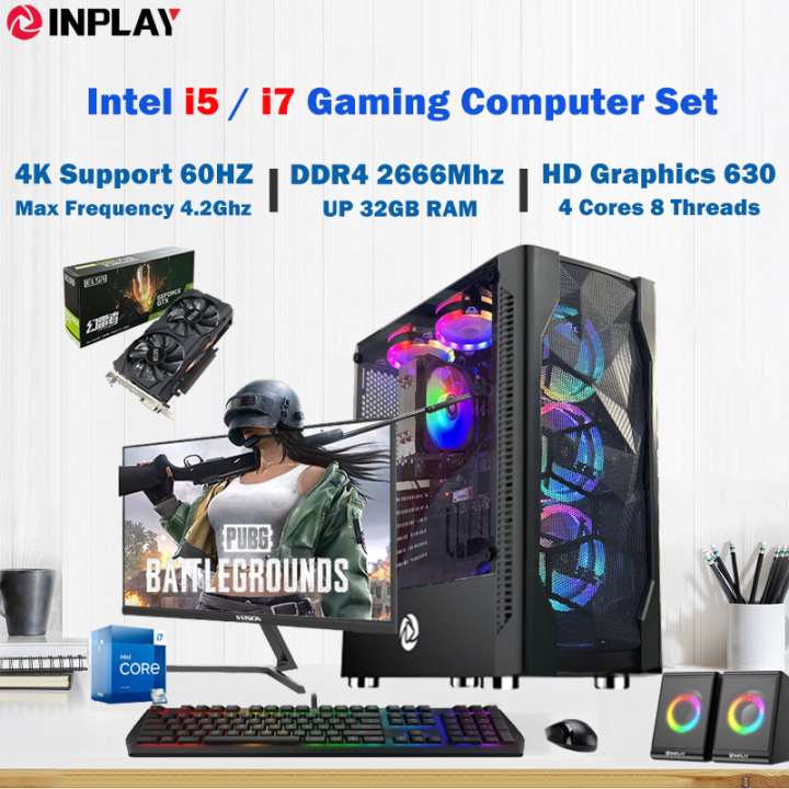 Intel i7-7700 Gaming Desktop DDR4 16GB Ram / M.2 512GB SSD With GPU ...