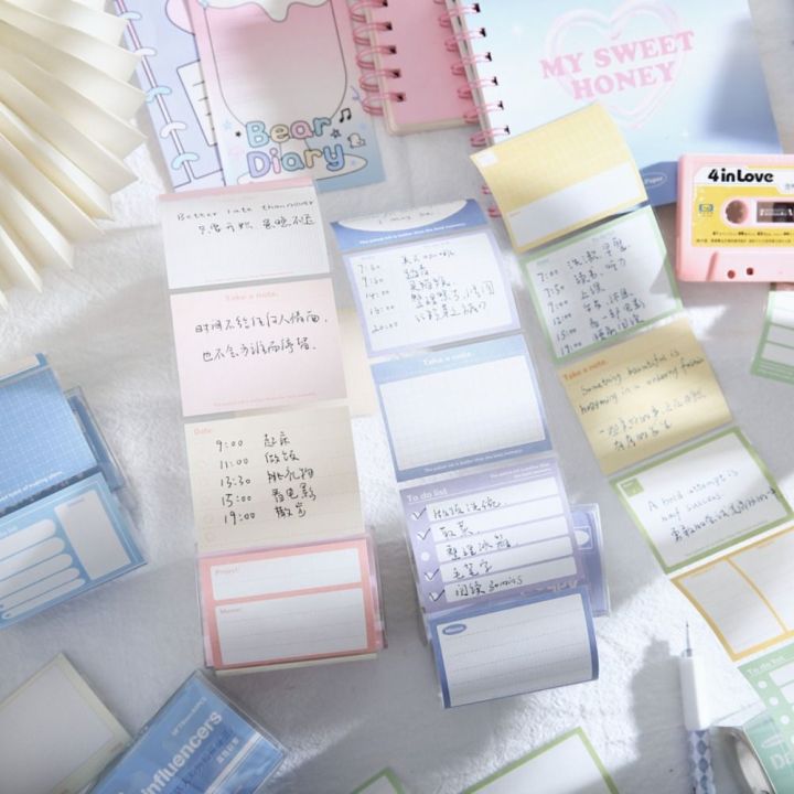 TEYSISO Keypoints Marker Pull-out Roll Memo Pad Reading Notes Sticky ...