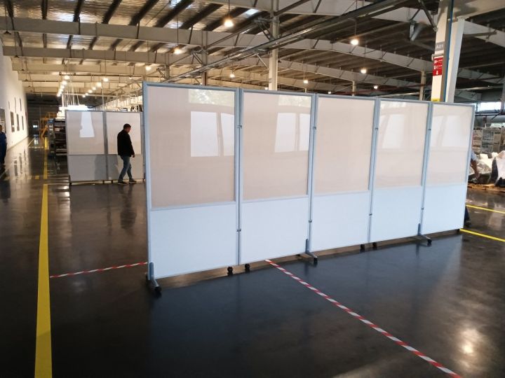 Nanjing office movable screen foldable factory workshop movable ...