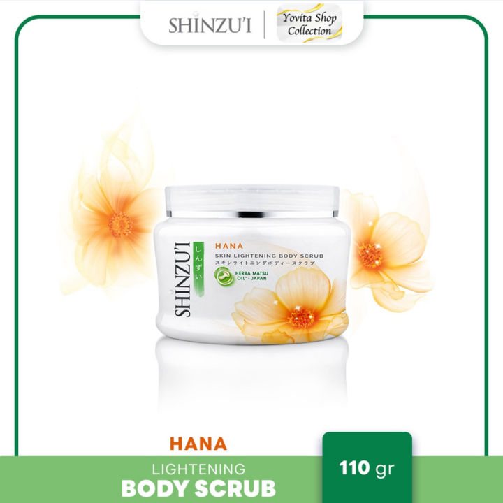 Shinzui Body Scrub Hana 110gr | Shinzui Skin Lightening Body Scrub ...
