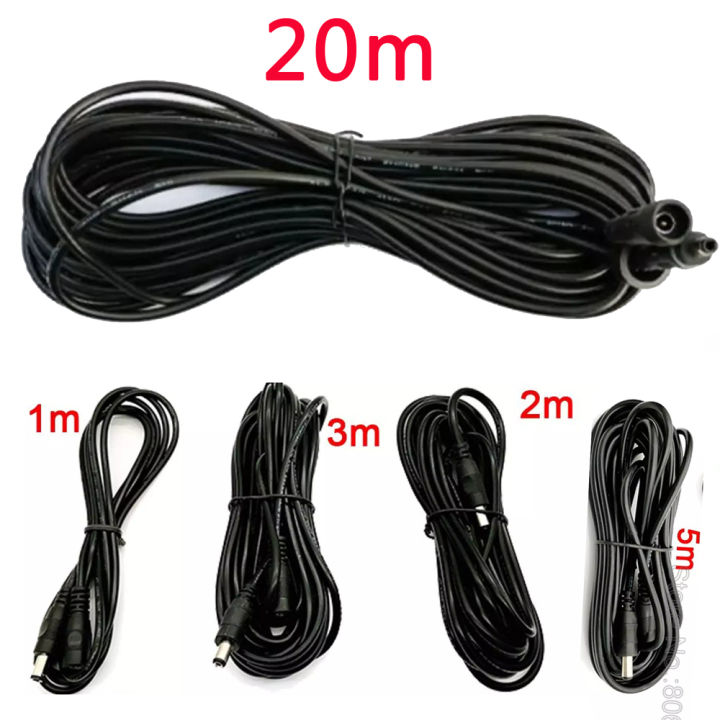 （Lowest price + free shipping） DC Solar Wire Extension Cable 5.5mm*2 ...