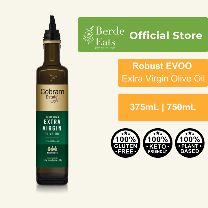 Premium Robust Extra Virgin Olive Oil (HARVEST YEAR 2025) from Australia by Cobram Estate (375mL ...