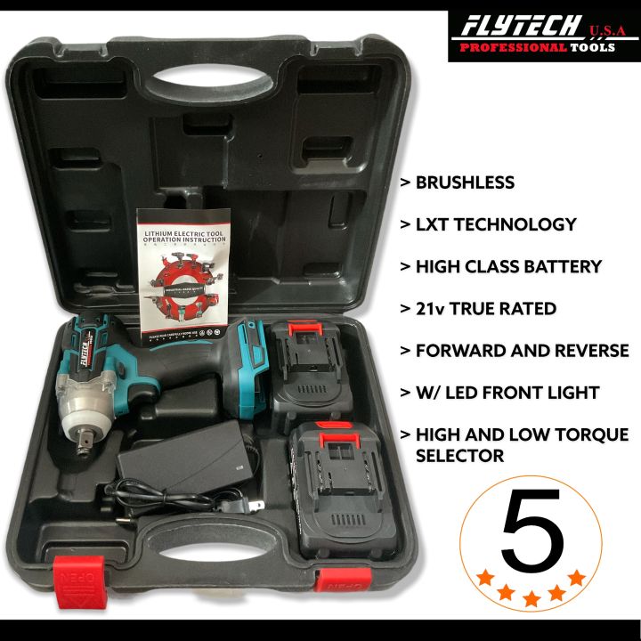 BRUSHLESS CORDLESS FLYTECH USA 98V HEAVY DUTY | Lazada PH