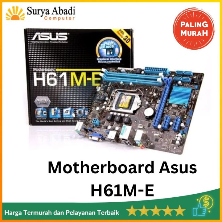 MAINBOARD | MOTHERBOARD ASUS H61M-E LGA 1155 | MOTHERBOARD H61 | Lazada ...