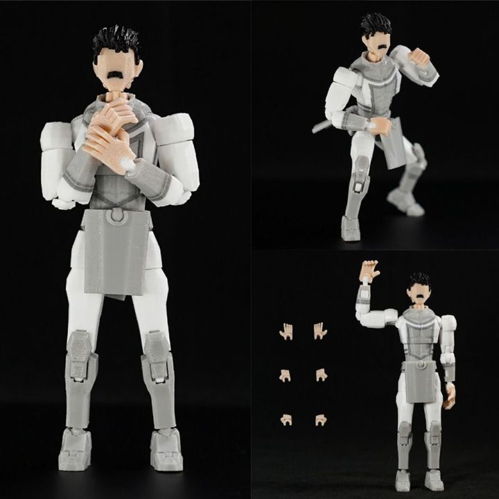 JAYNEBIO Dummy13 3D Printed Action Figures Multi-Jointed Shapeshift ...
