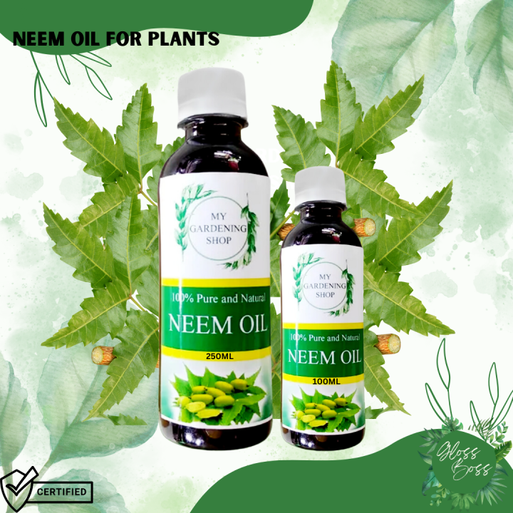 NEEM OIL 100%NATURAL FOR PLANTS (250 ml) and (100ml) | Lazada PH