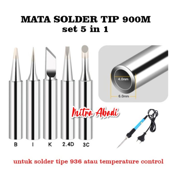 Mata Solder 900M SET 5 IN 1 for Solder Tool 936 | Lazada Indonesia