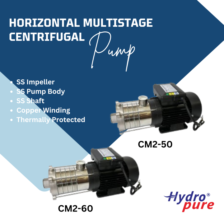 Hydropure Horizontal Multistage Centrifugal Pump 1HP / 1.5HP | Lazada PH