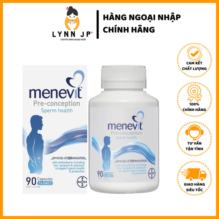 Viên uống Menevit Male Fertility Supplement 90 viên | Lazada.vn