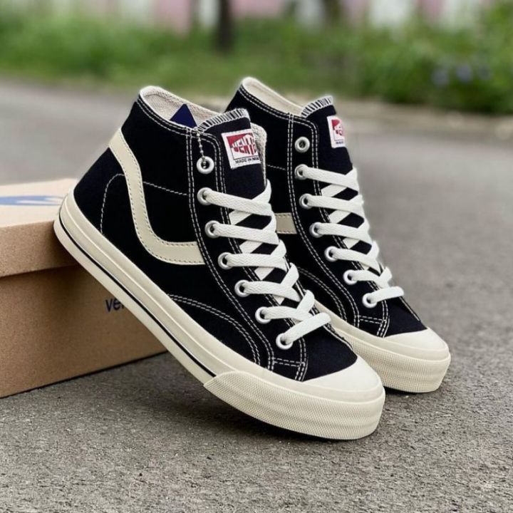 Sepatu Ventela 70s High Black Natural - Sepatu Sneakers SEPATU HIGH ...
