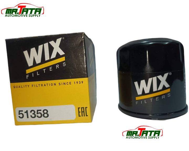 WIX 51358 Oil Filter for Nissan Gasoline Engines - Almera , Sentra ...