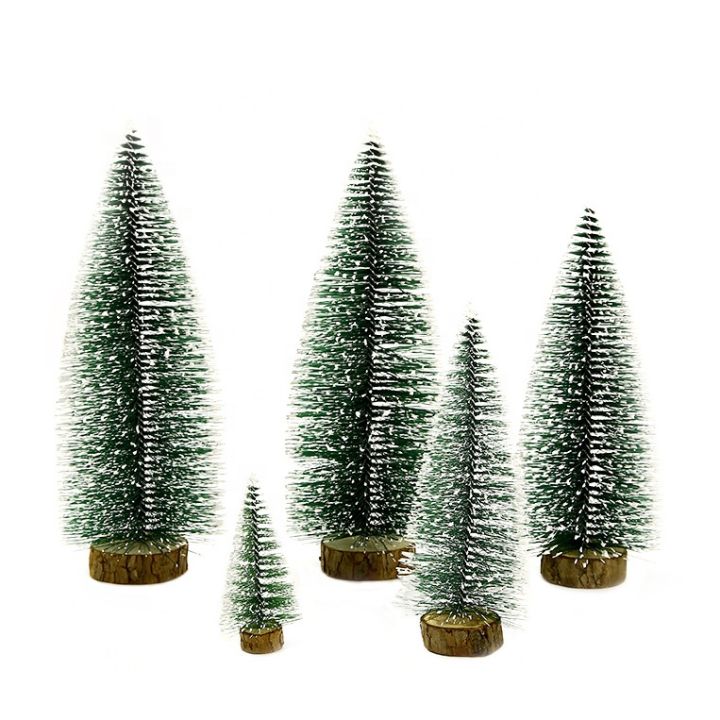 Small Pine Christmas Tree Placed In The Desktop Mini Christmas ...