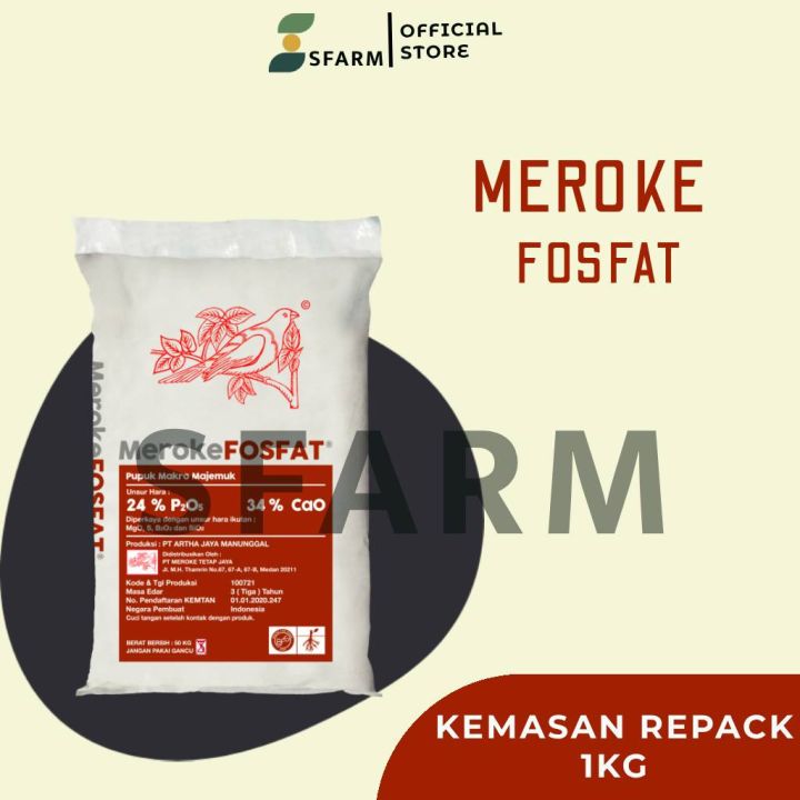 Pupuk Meroke FOSFAT Kemasan Repack 1 kg | Lazada Indonesia
