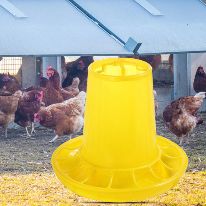 Pet country Convenient Chicken Feed Bucket Easy Use PE Strong Toughness ...