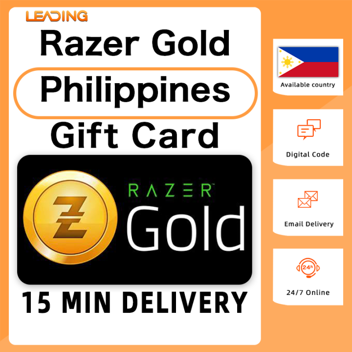 Razer Gold Gift Card P20~P5000 PIN PH Gold Philippines Rezer PHP⚡ ...