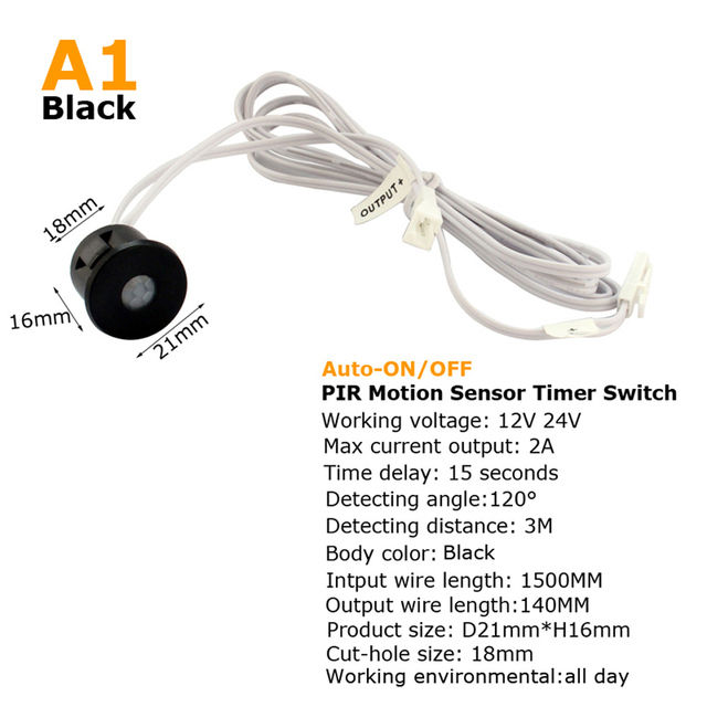 Motion Sensor Light Switch 12v Pir Sensor 24v 5v Movement Detector ...