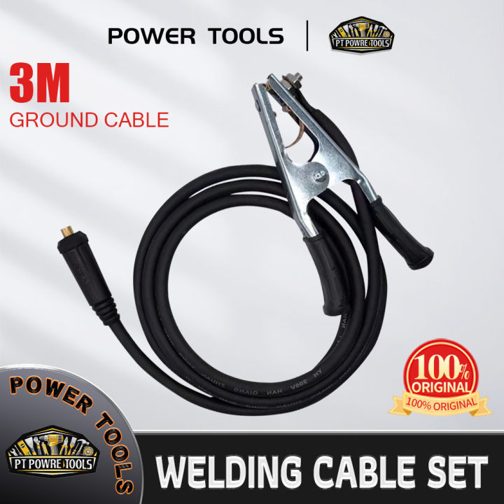 Universal Welding Cable Set - 3 Meter Ground Cable +10 Meter Welding ...