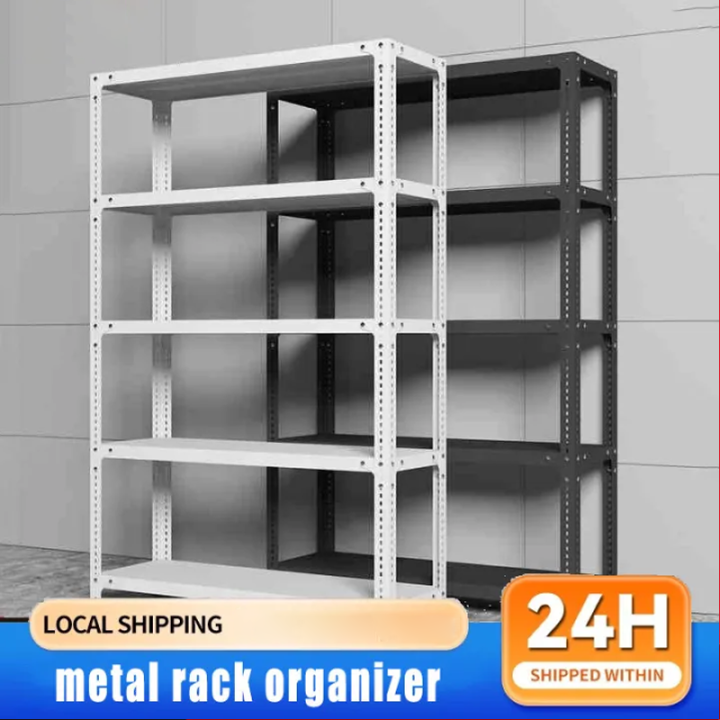 Stainless 6-layer Metal Rack - Heavy Duty, Adjustable Steel Goods ...