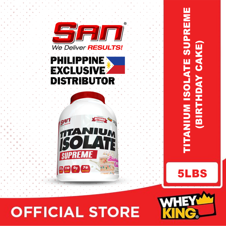 SAN Titanium Isolate Supreme | 5lbs Hydro Isolate Protein | Lazada PH