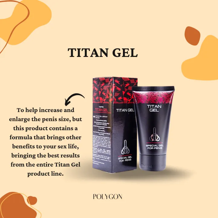 Titan Gel Original Enhanced: Men's Health Supplement for Performance ...