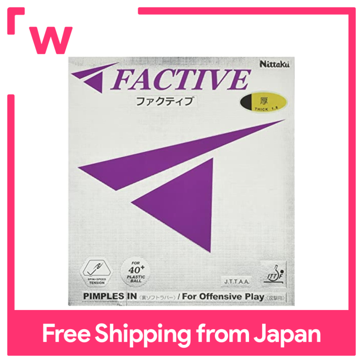 Nittaku Table Tennis Rubber Factive NR8720 Black (71) 5 | Lazada PH