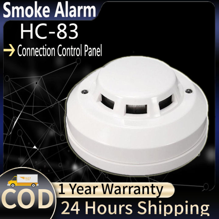 【COD】Smoke Detector Fire Alarm 2/4 Wire DC9-36VLife Photoelectric Smoke ...