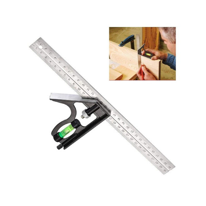 Thước ke góc vuông góc 45 độ đa năng 30cm | Lazada.vn