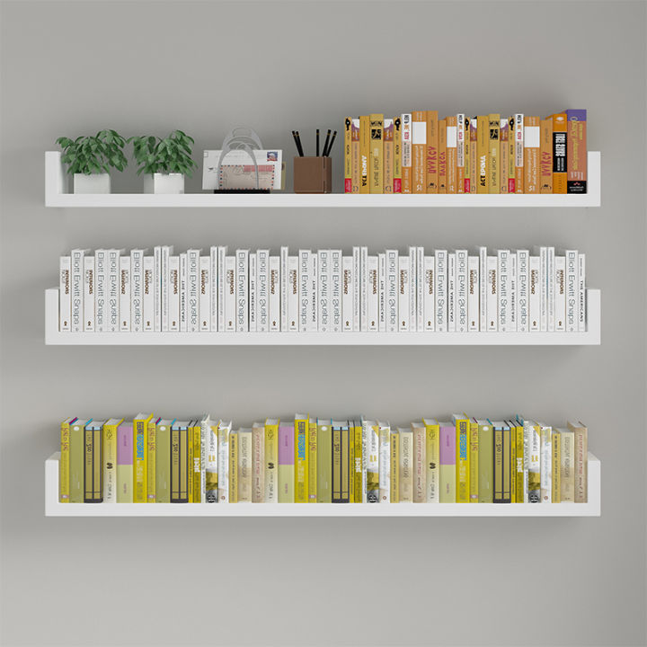 U-shaped bookshelf wall shelf non-perforated wall hanging wall living ...