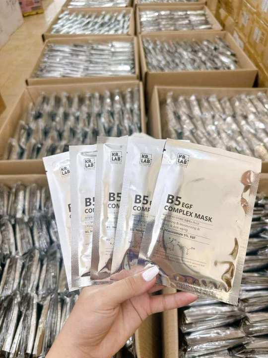 Mặt nạ Kr.lab B5 niacinamide EGF complex mask giúp cấp ẩm dưỡng trắng ...