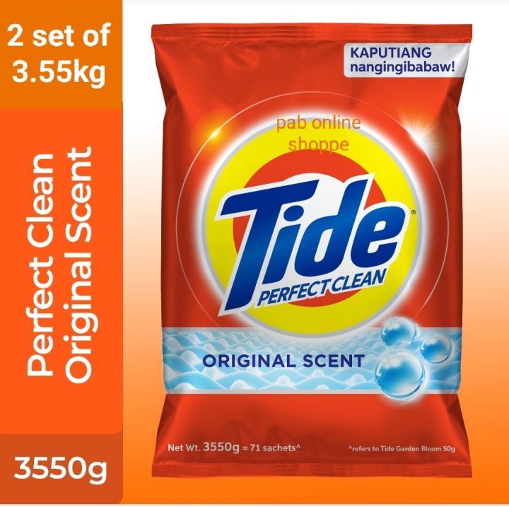 TIDE PROFESSIONAL DETERGENT POWDER ORIGINAL SET OF 2 PER 3550 GRAMS ...