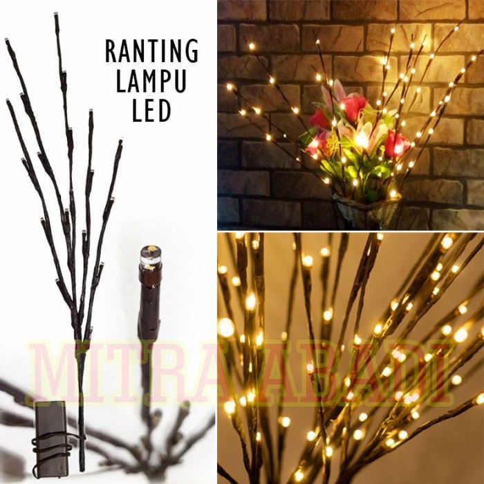 Dekorasi Vas Bunga / Lampu Pohon LED / Simulation Light Tree LED ...