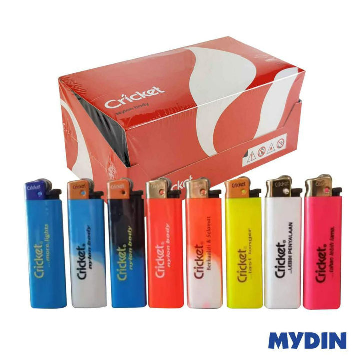 Cricket Disposable Lighter Solid (50s) | Lazada