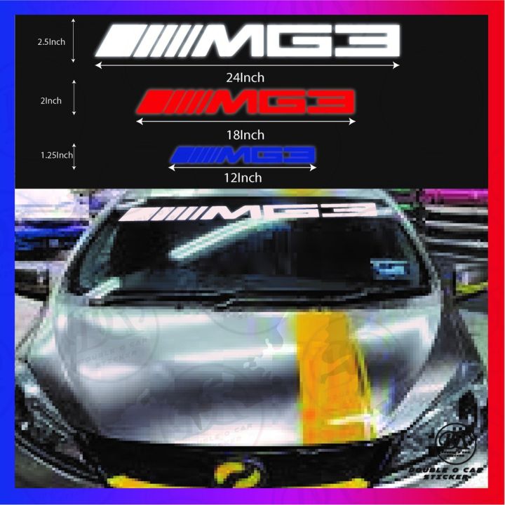 Ready Stock HIGH GRADE MYVI THIRD GENERATION(MG3) REFLECTIVE STICKER ...