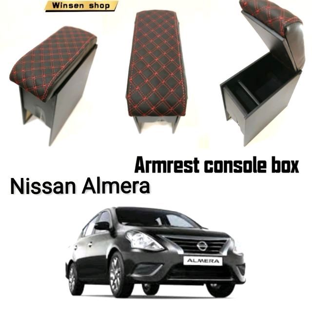 Nissan Almera armrest console box | Lazada